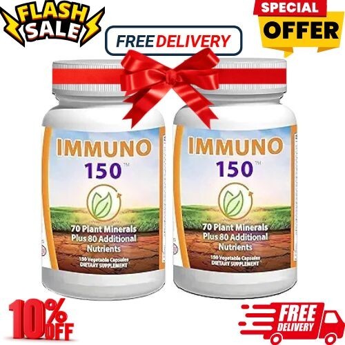 Pack Of 2 IMMUNO 150 THE ULTIMATE MULTI VITAMIN, IMMUNE BOOSTER - 150 ...
