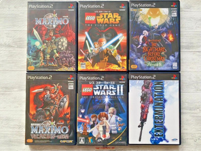 SONY PS2 6-piece set! Maximo, Star Wars The Video Game etc.From Japan ...