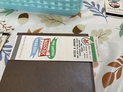 Vintage Matchbook Cover Texaco Marfax Hetzel & Johnson Waupaca ...