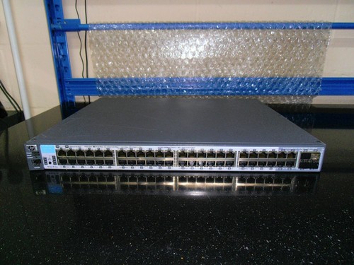 HP ProCurve J9147A 2910al-48G L3 48 port Gigabit Switch + J9008A SFP+ ...