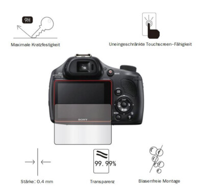 Sony Hx400 0.4 mm Adhesion Display Protection Glass Screen Protector ...