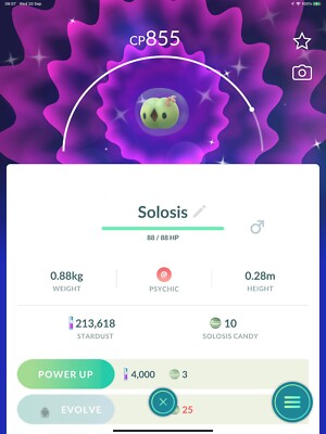 Shiny Solosis - TRADE 20k stadust - Registered Shiny Solosis already ...