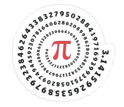 PI MATHEMATICAL CONSTANT STICKER ~ Science Math Equation Symbol 3 ...