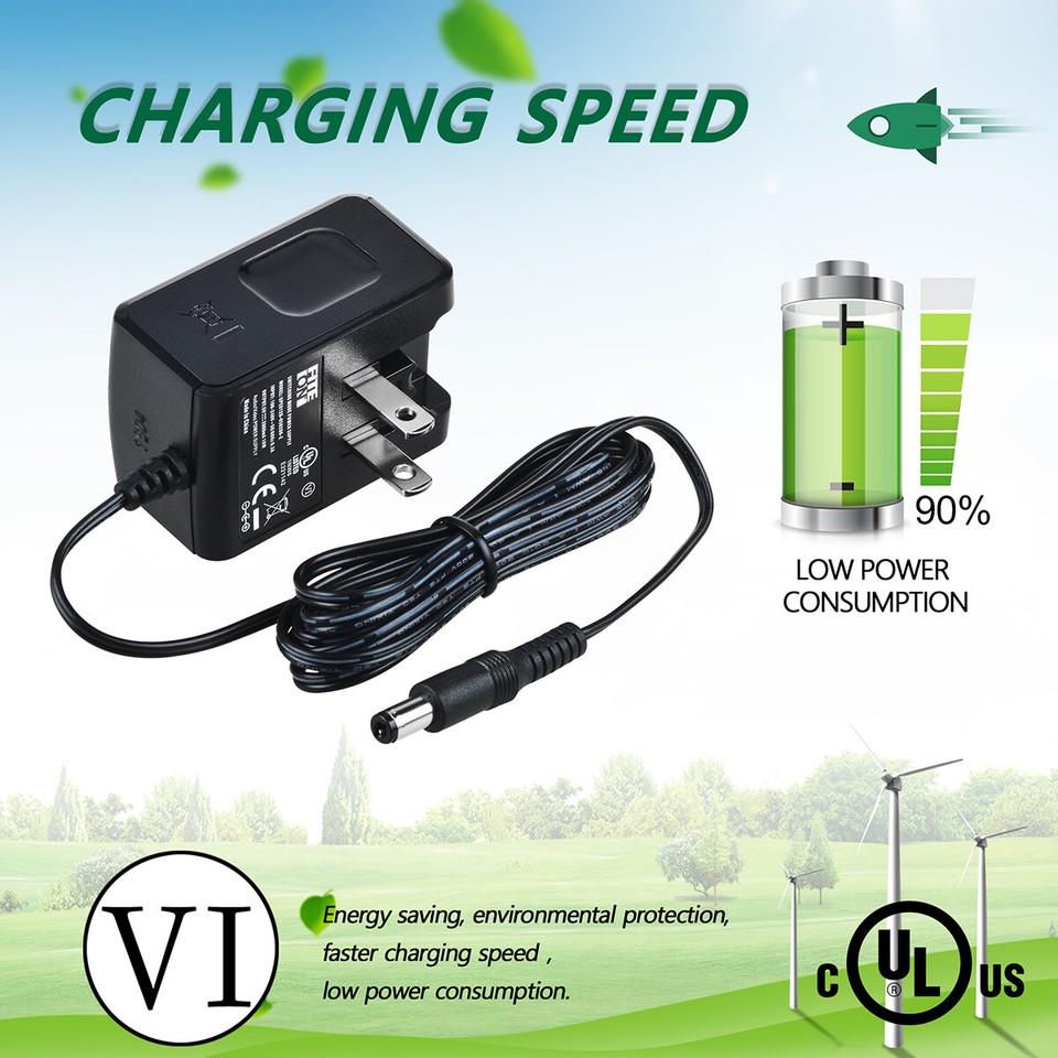 UL 5ft AC Adapter Charger For NEXBOX A95X R1 R2 Android TV Box Player ...