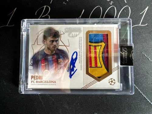 2022-23 Topps Dynasty UCL - Dynasty Autographed Patch Gold #AP-P2 Pedri ...