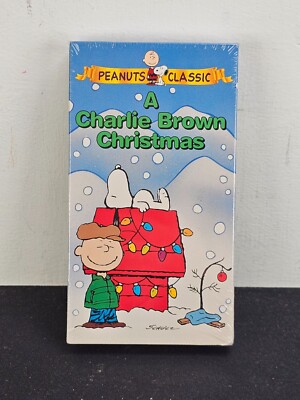 Peanuts Classic A Charlie Brown Christmas 1994 Snoopy VHS Sealed Brand ...