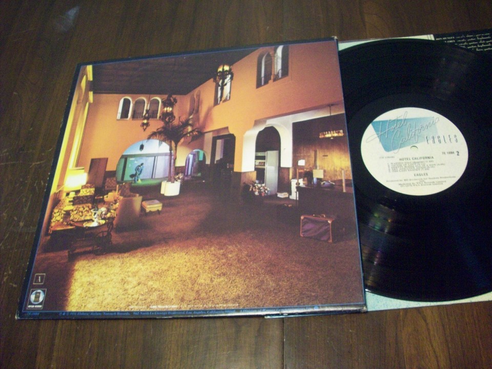 The Eagles, Hotel California ,1976 Asylum 1st Import Press. VG+/ EX ...