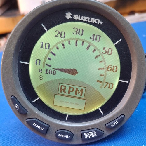 Suzuki SMIS Gauge Instrument Display Multifunction Boat 4 inch Outboard ...