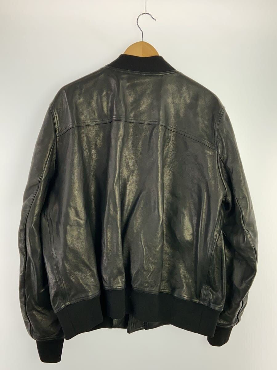 Rick Owens Leather Jacket Blouson Sheep Black ru01d3782-lnv Rick Owens Leather Jacket Blouson Sheep Black ru01d3782-lnv