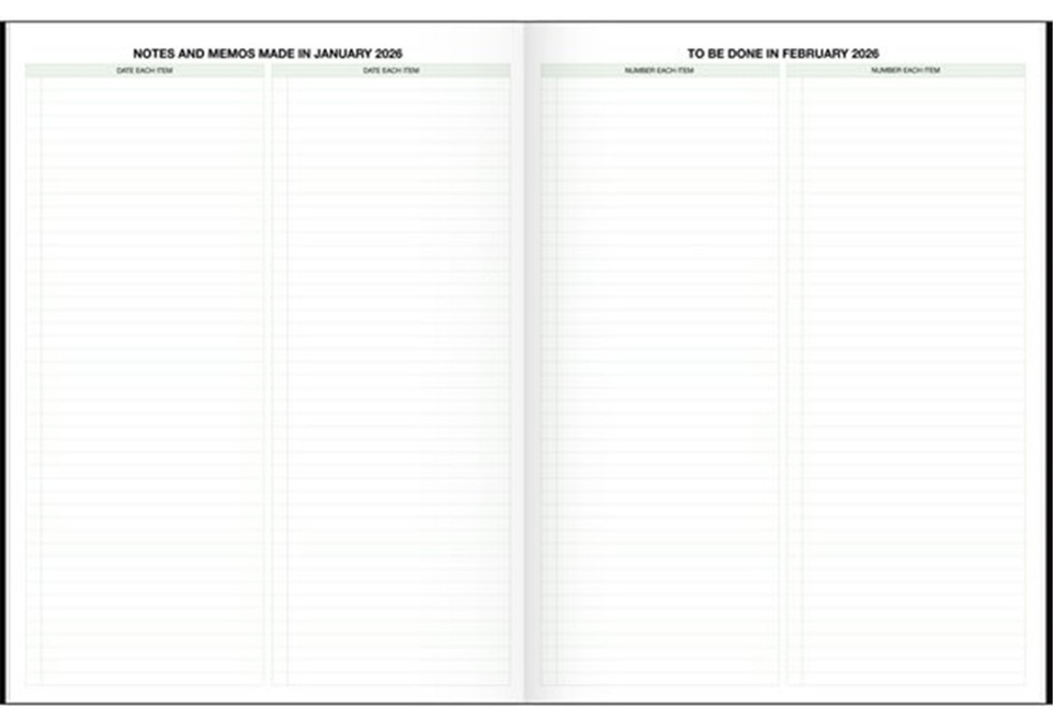Day-Timer "The Best!" 2026 Monthly Planner Notebook, Black, Large, 8 1/ ...