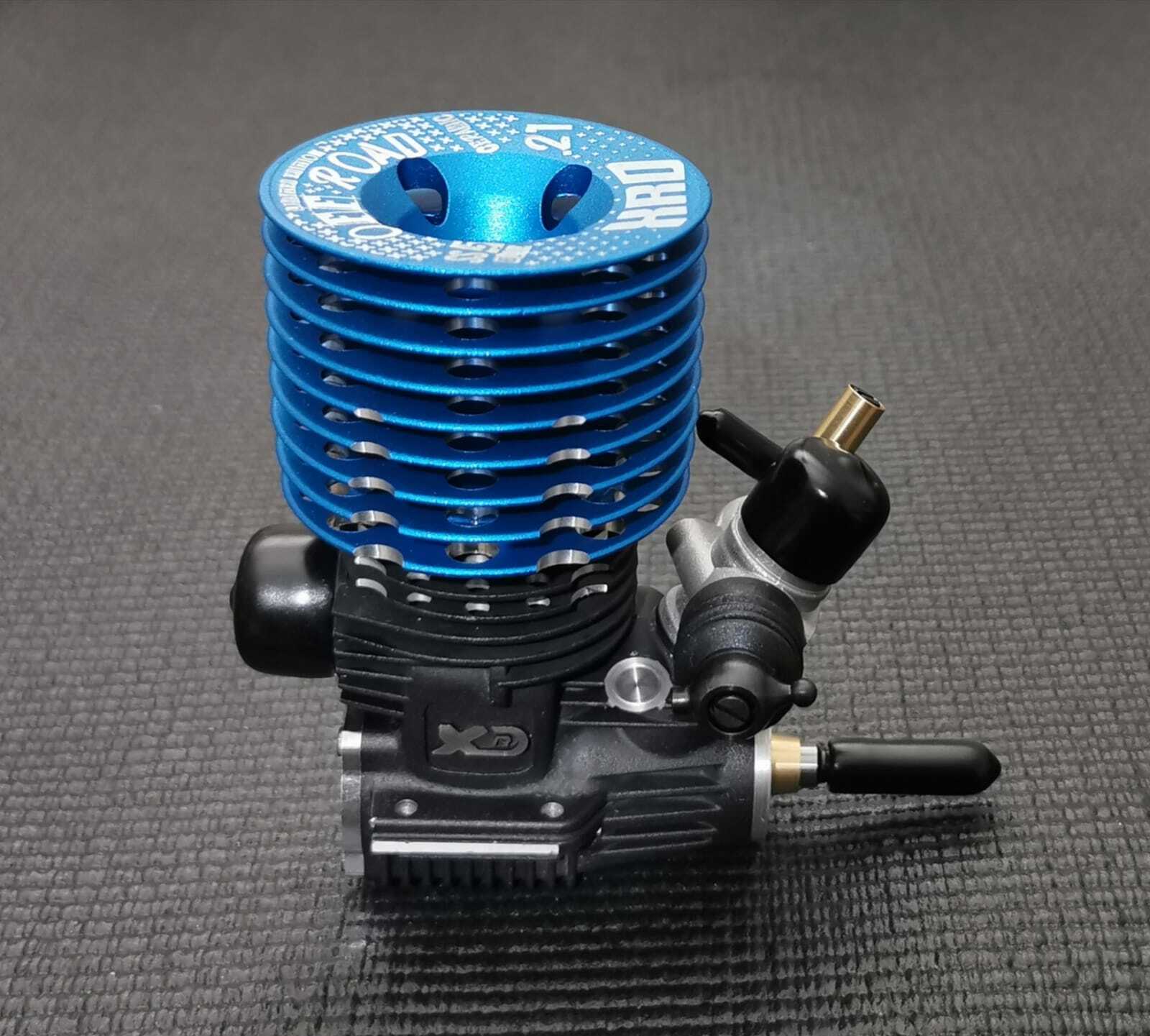 XRD (Sirio) "Blue S5" Motore .21 5 Luci Ceramico Corsa Quadra 1:8 Buggy ...