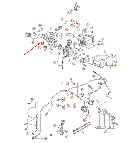 NEW AUDI A4 B8 EGR VALVE GASKET SEAL 059131797G OEM | eBay