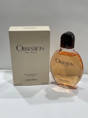 Obsession Men 4.2oz/125ml EDT sp New but the box is Damaged free ...