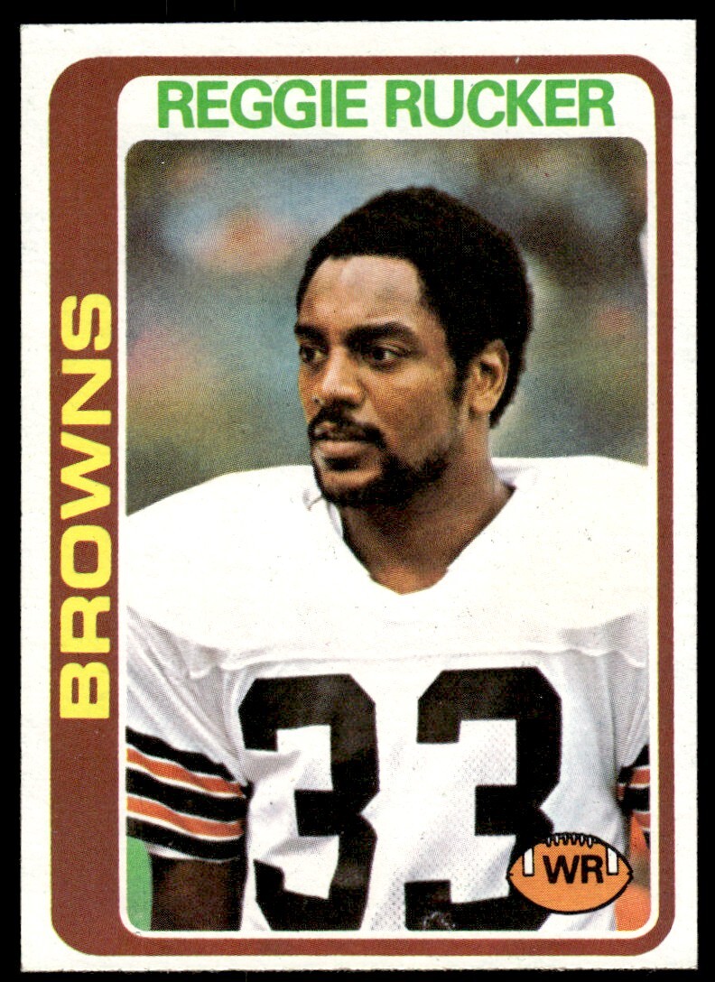 1978 TOPPS REGGIE RUCKER K CLEVELAND BROWNS #473 | eBay