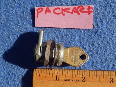 1940s Packard Coin Box or BUTLER wall box Lock & Key 5/8 inch - Bell 1P ...