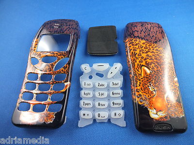 Front Back Cover Tastatur Nokia 3210 Gehäuse Handyschale Neu Tiger ...