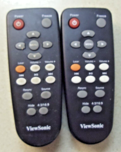 ViewSonic RC-07751GP Remote Control Black PJ559DC PJ560DC PJD6240 | eBay