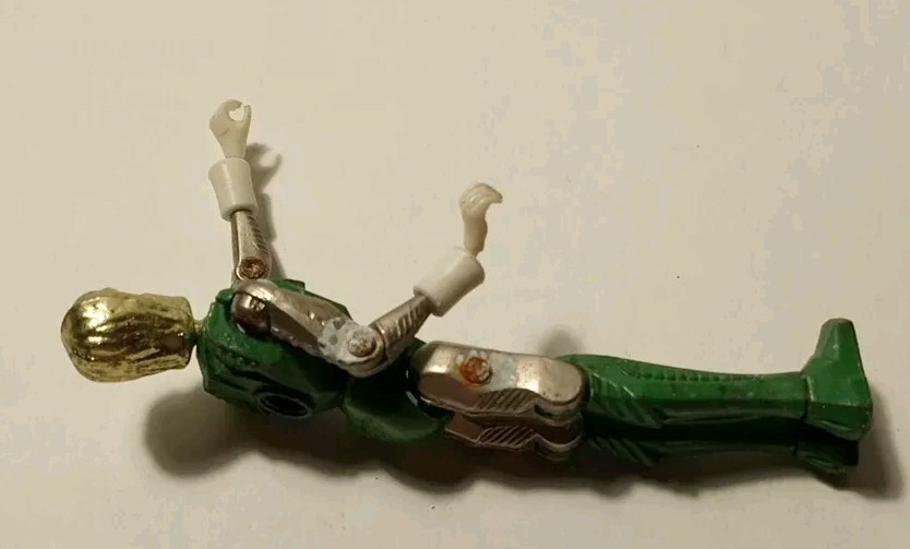 Vintage Mego Micronauts action figure Robot Green Silver Galactic Retro ...