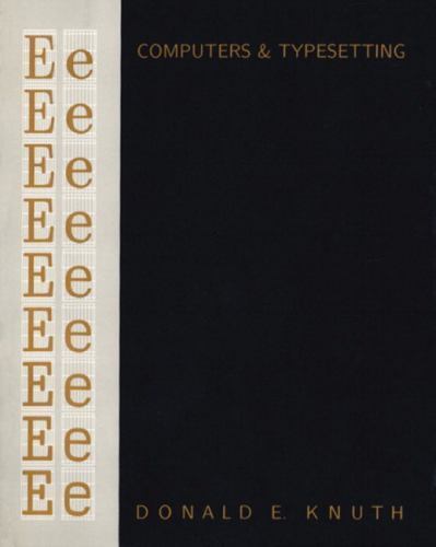 Computers and Typesetting, Volume E : Computer Modern Typefaces by ...