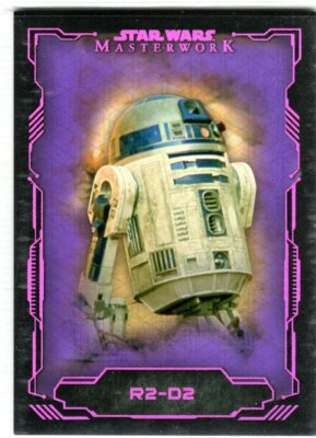 STAR WARS 2016 TOPPS MASTERWORK PURPLE PARALLEL BASE 12 CLASSIC R2-D2 ...