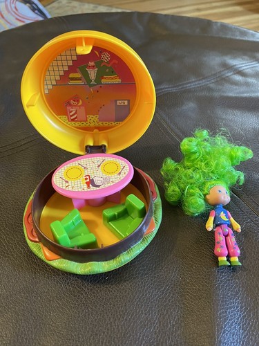 Vintage Mattel Wee Wild Things Small Fry Cafe Hamburger Rare 1987 Doll ...