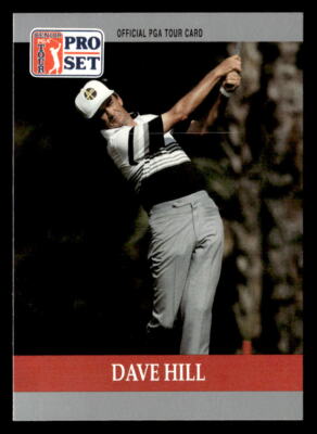 Dave Hill 1990 Pro Set Golf PGA Senior Tour Card #96 | eBay