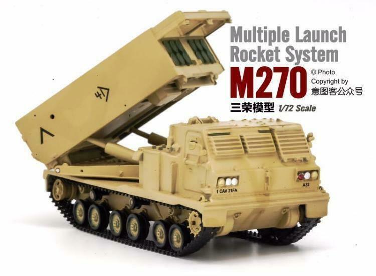 1/72 Sanrong US Military M270 Multiple Rocket System Simulation ...