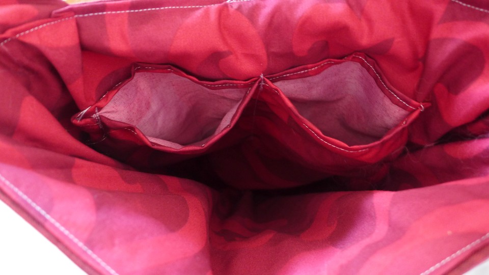 HANDMADE QUILTED CROCHETED PURSE BAG DEPTH 16 BAG LENGTH 13 TOTE GIFT ...