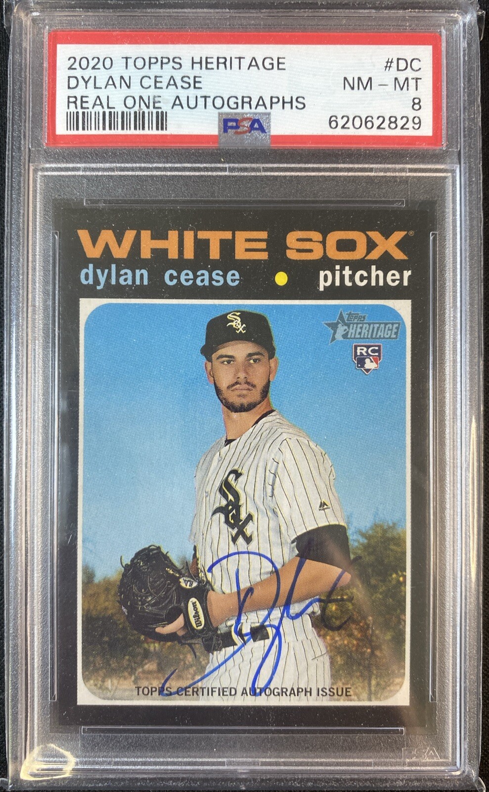 2020 Topps Heritage - Real One Autographs #ROA-DC Dylan Cease (AU, RC ...