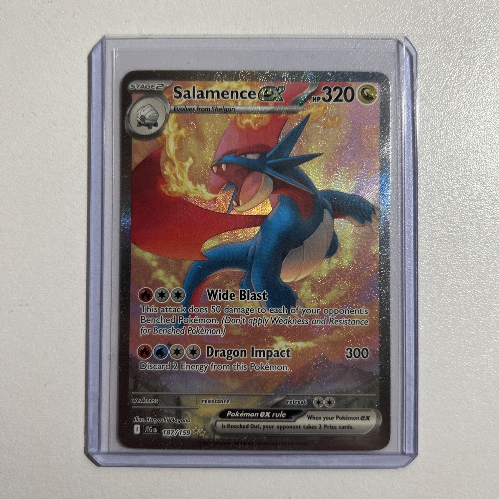 Salamence ex 2025 Scarlet & Violet: Journey Together #187/159 Special ...