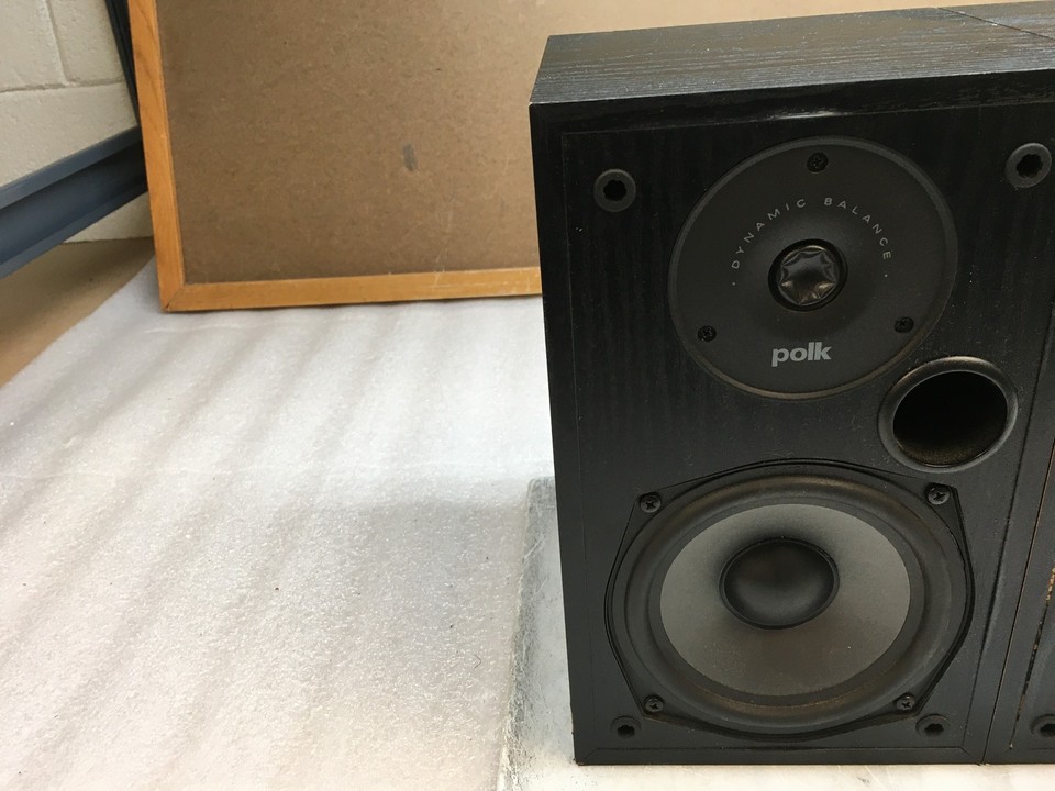 Vintage Pair Of Polk Audio R15 2-Way Bookshelf Main Stereo Speakers | eBay