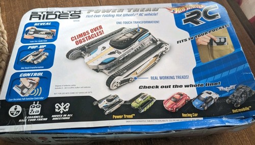 Hot Wheels R/C Stealth Rides Power Tread Vehicle - Silver New T5276 | eBay