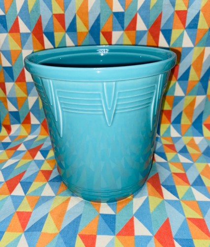 Fiestaware Turquoise Chevron Crock Fiesta Multi Purpose Kitchen Utensil ...