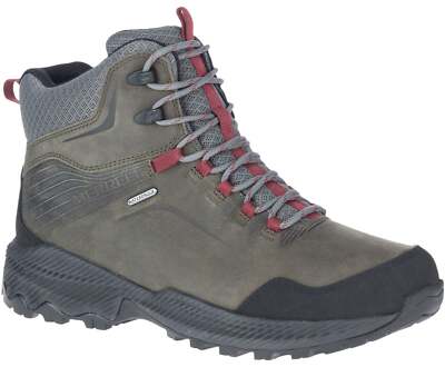 Merrell Men's Forestbound Mid Waterproof Boots J034767 Merrell Grey NEW ...
