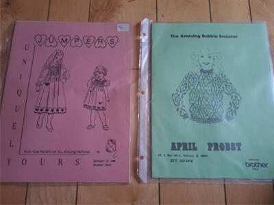 UNIQUELY YOURS JUMPERS ALL SIZES FOR KNITTING MACHINES PATTERNS ...