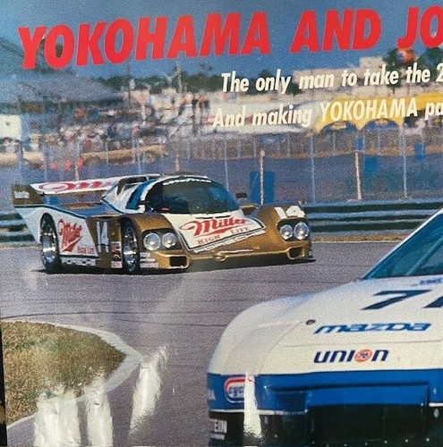 1988 IMSA Poster Mazda RX-7 Porsche 962 Holbert Robinson Bell Daytona ...