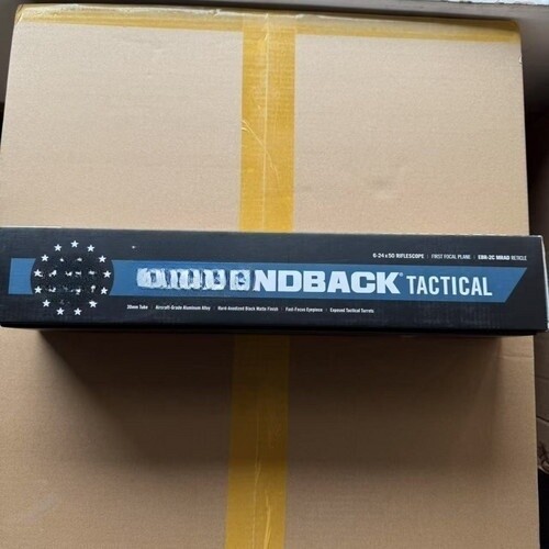 TACTICAL 6-24X50 FFP EBR-2C (MRAD) Reticle Tube 10029 | eBay