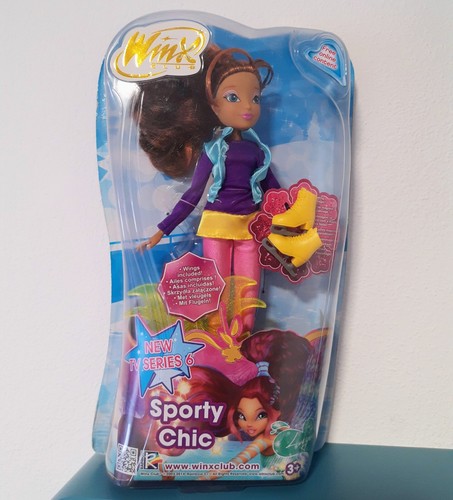 Winx Club Sporty Chic Layla Doll Rainbow 2014 Witty Toys MNIB Boxed | eBay