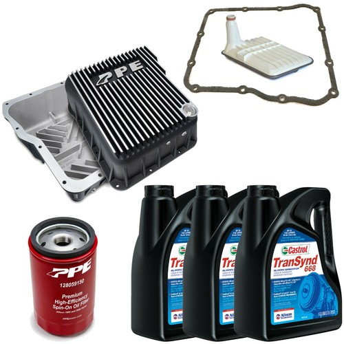 ACDelco Allison 1000 Transmission Kit & PPE Brushed Deep Pan For 01-19 ...