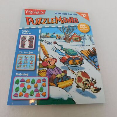 Highlights Winter Puzzles PuzzleMania PB 2014 100 Activities Mazes ...