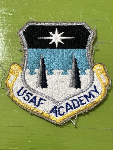 USAF ACADEMY Military COLOR DRESS FLIGHT VINTAGE ORIGINAL Patch | eBay