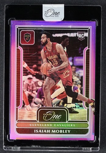 Isaiah Mobley 2022-23 Panini One And One 06/25 Purple Silver RC ...