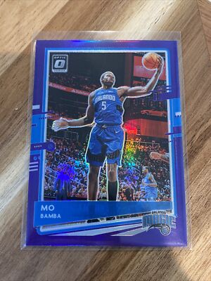 Mo Bamba 2020-21 Donruss Optic Basketball Purple Card #81 Orlando Magic ...