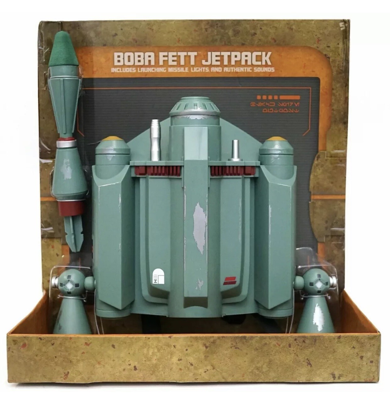 Star Wars Galaxy's Edge BOBA FETT Jetpack w/Launching Missile Lights ...