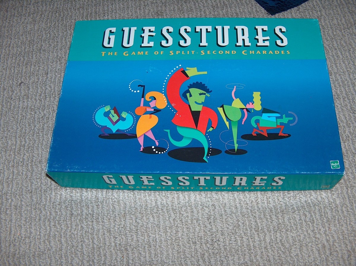 Guesstures Game Charades Family Charades Game: Guessing With Three