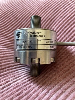 1000lb Load Cell - Compression - Transducer Techniques - Dual Stud End ...