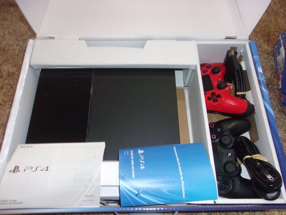 PS4 IN ORIG BOX JET BLACKCUH-1115A 500 GB | eBay