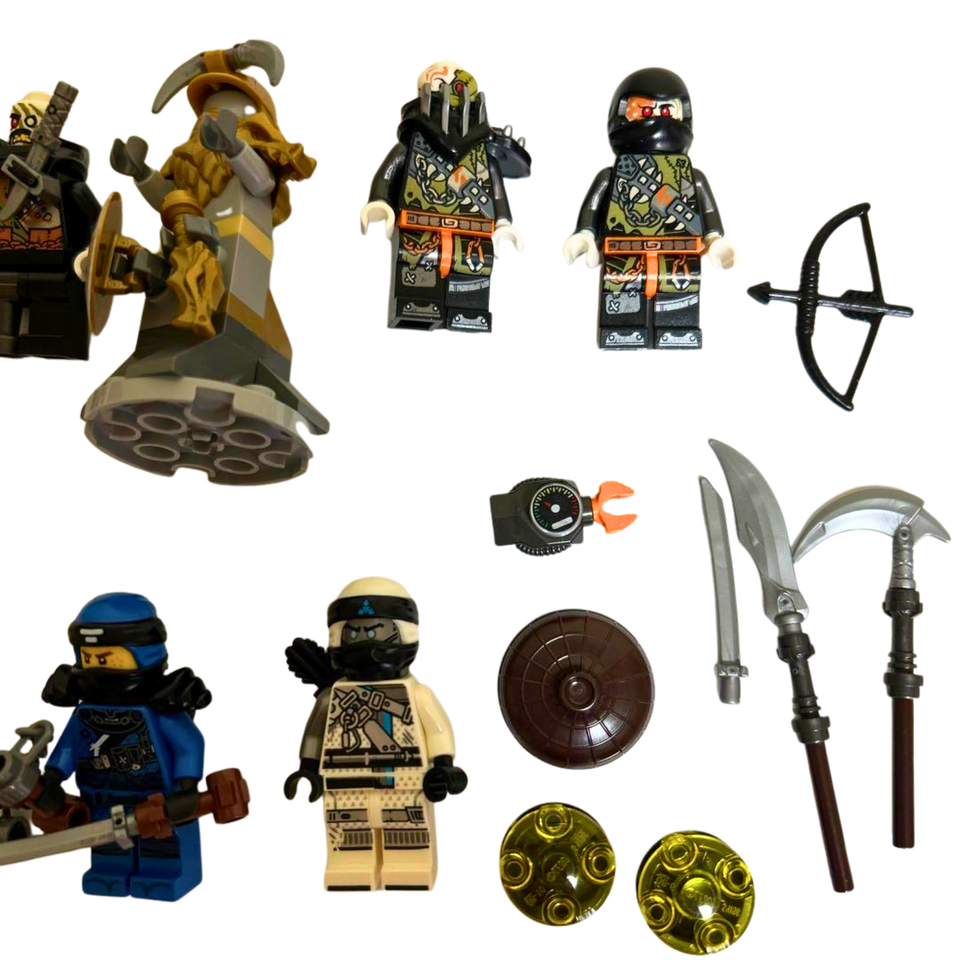 LEGO Ninjago Minifigure Lot 8 Kai FS Lloyd Golden Dragon Jay Nya Ninja ...