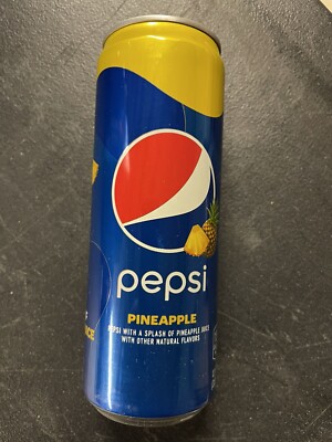 Pepsi Pineapple Full 12oz Can Rare (2021) | eBay