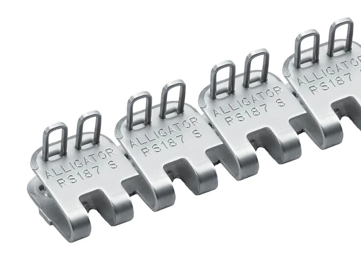 Flexco RS187J36/900NC Alligator Staple Lacing with Hinge Pins (Box of 4 ...